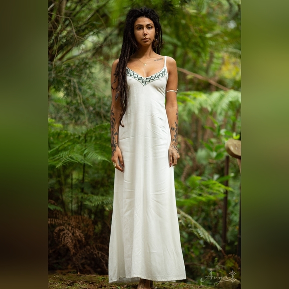 Arya Clothing | Dresses | Arya Traditional Linen Dress Sm | Poshmark